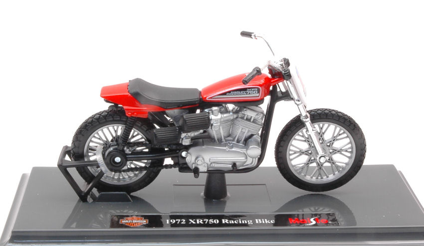 Harley Davidson XR750 Racing bike 1972 motor modell - Maisto
