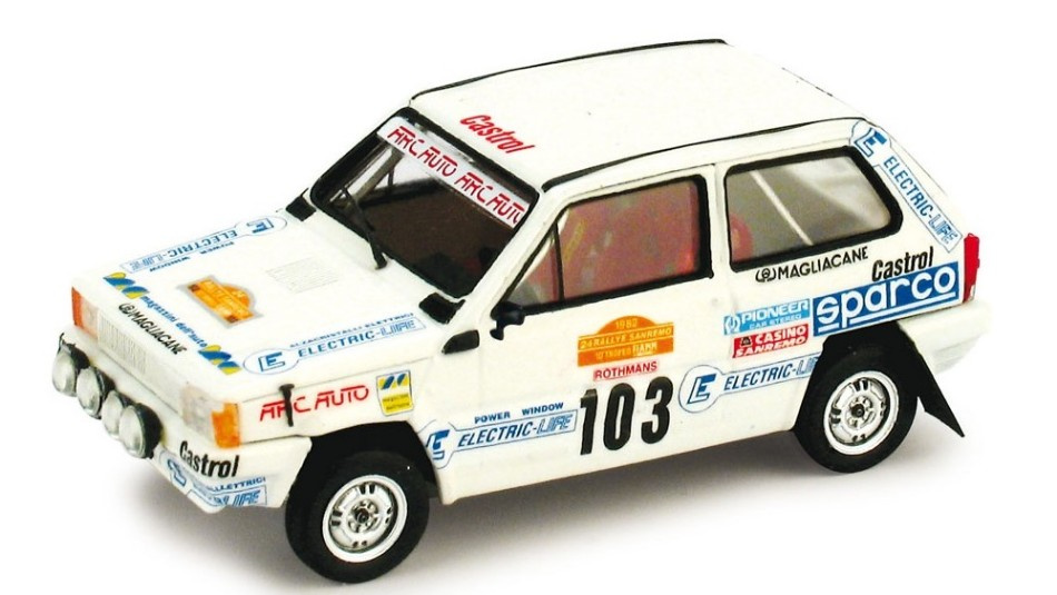 Fiat Panda n.103 Rally Sanremo 1982 C. Galliano - G. Biondi ...