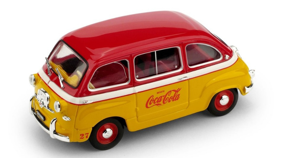 Fiat 600 D Multipla Coca-cola 1960 modellautó - Brumm
