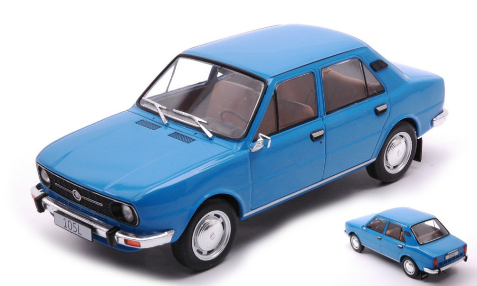 Skoda 105L 1976 modellautó - Whitebox