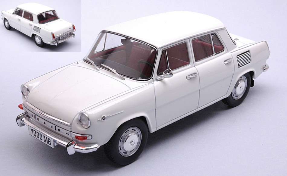 Skoda 1000MB 1968 modellautó - Whitebox