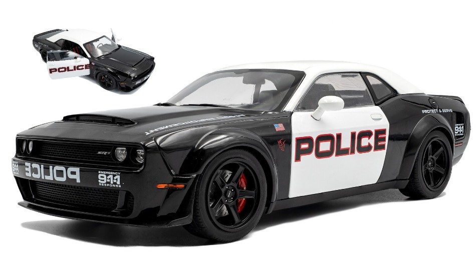 Dodge Challenger R/T Scat Pack Widebody 2023 Highway Police - Solido