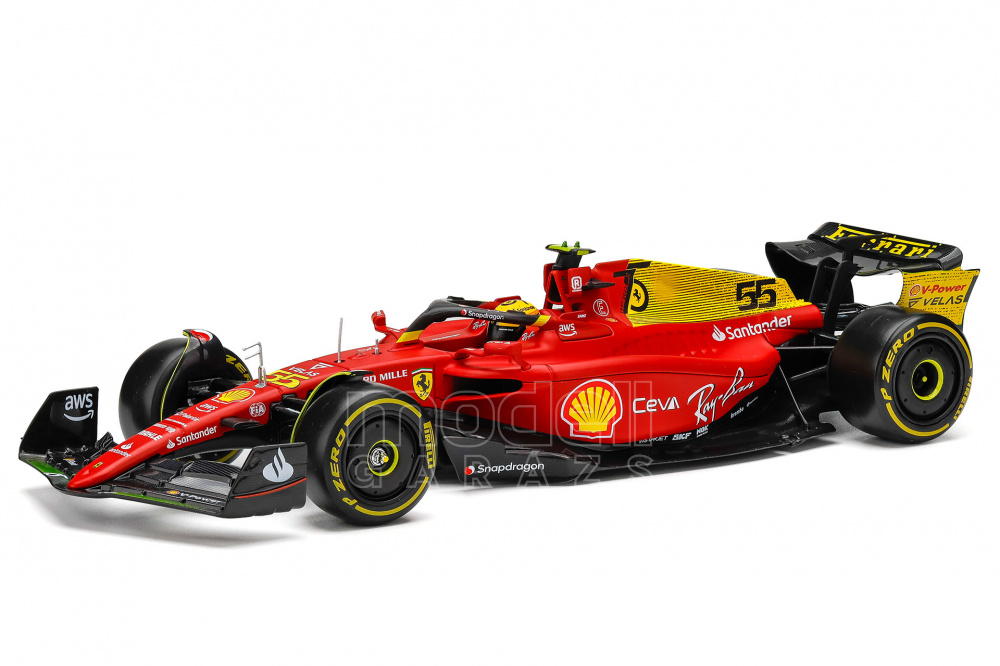 Ferrari F1-75 n.55 Monza GP 2022 C. Sainz - Bburago